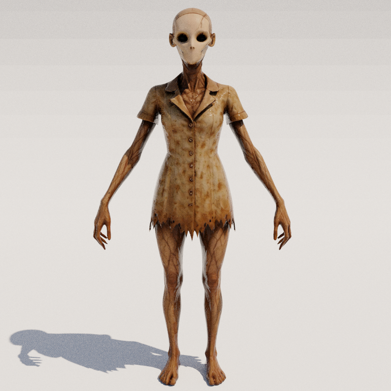 Mother Suture 3D Horror Character/Monster Rigged by TerrorTalesProductions