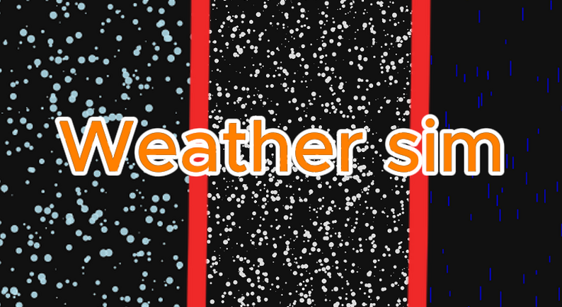 Weather simulation v3.0 by New weather