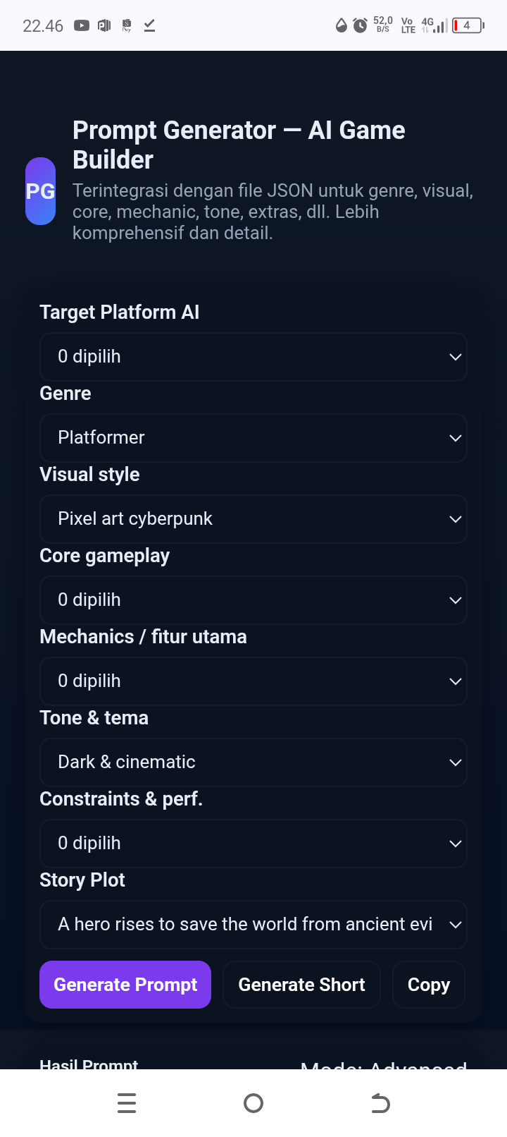 GD Concpts : Game Dev Idea Concept Generator by BowDanje