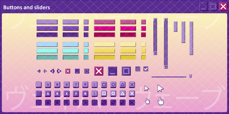 Vaporwave ui by GabrielaTot