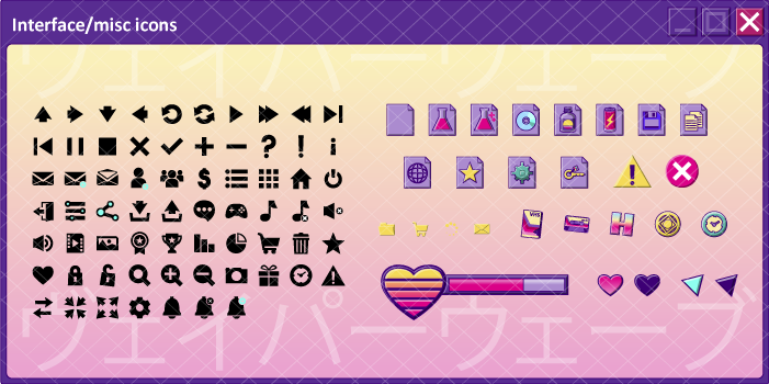 Vaporwave ui by GabrielaTot