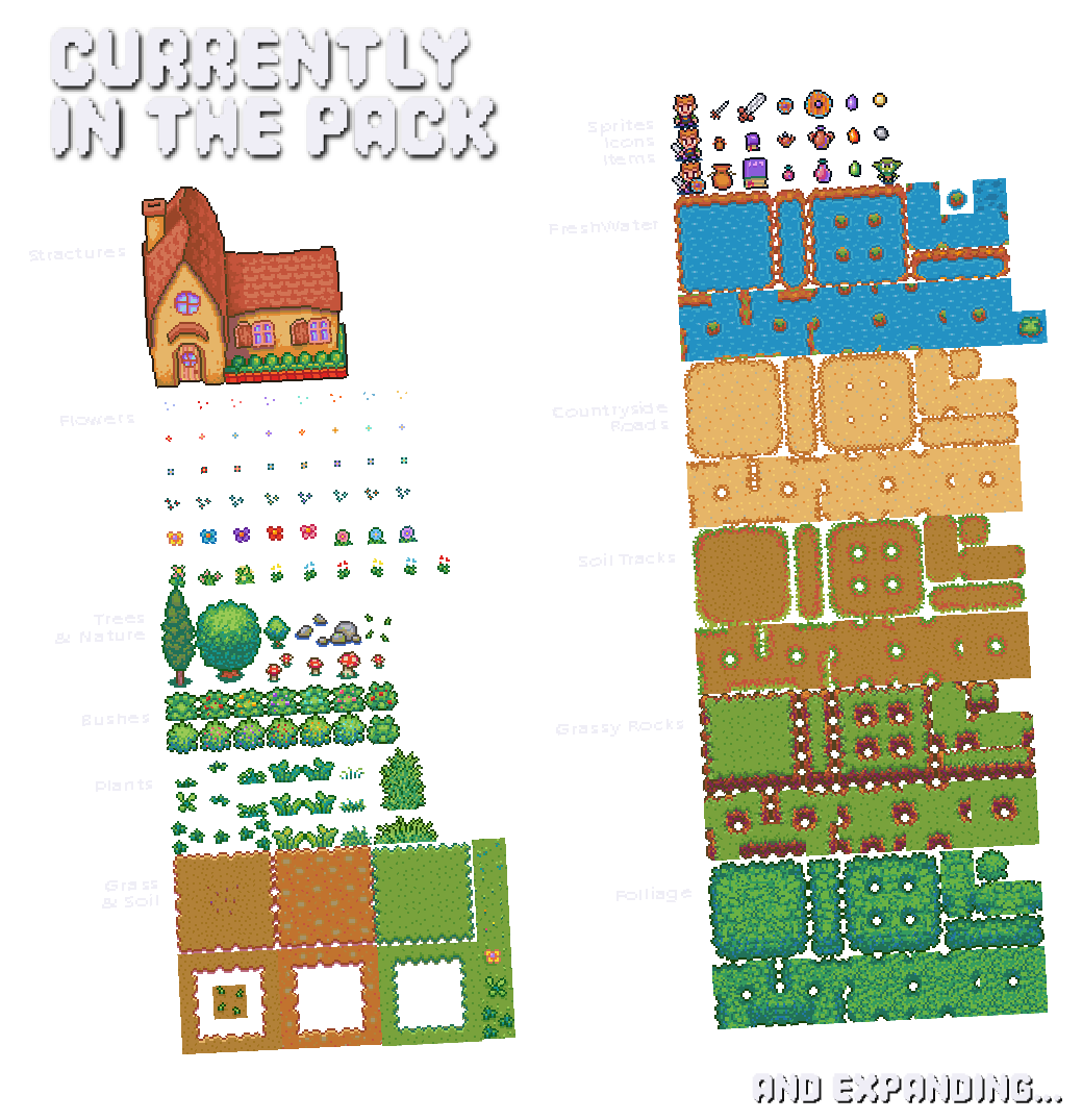 UPDATE 008: Isolated Files - FANTASY QUEST - 16x16 RPG Asset Pack by ...