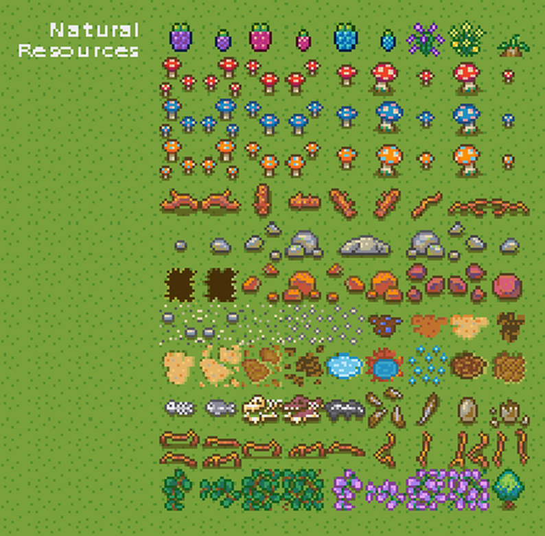 FANTASY QUEST - 16x16 RPG Asset Pack by Tolee Mi