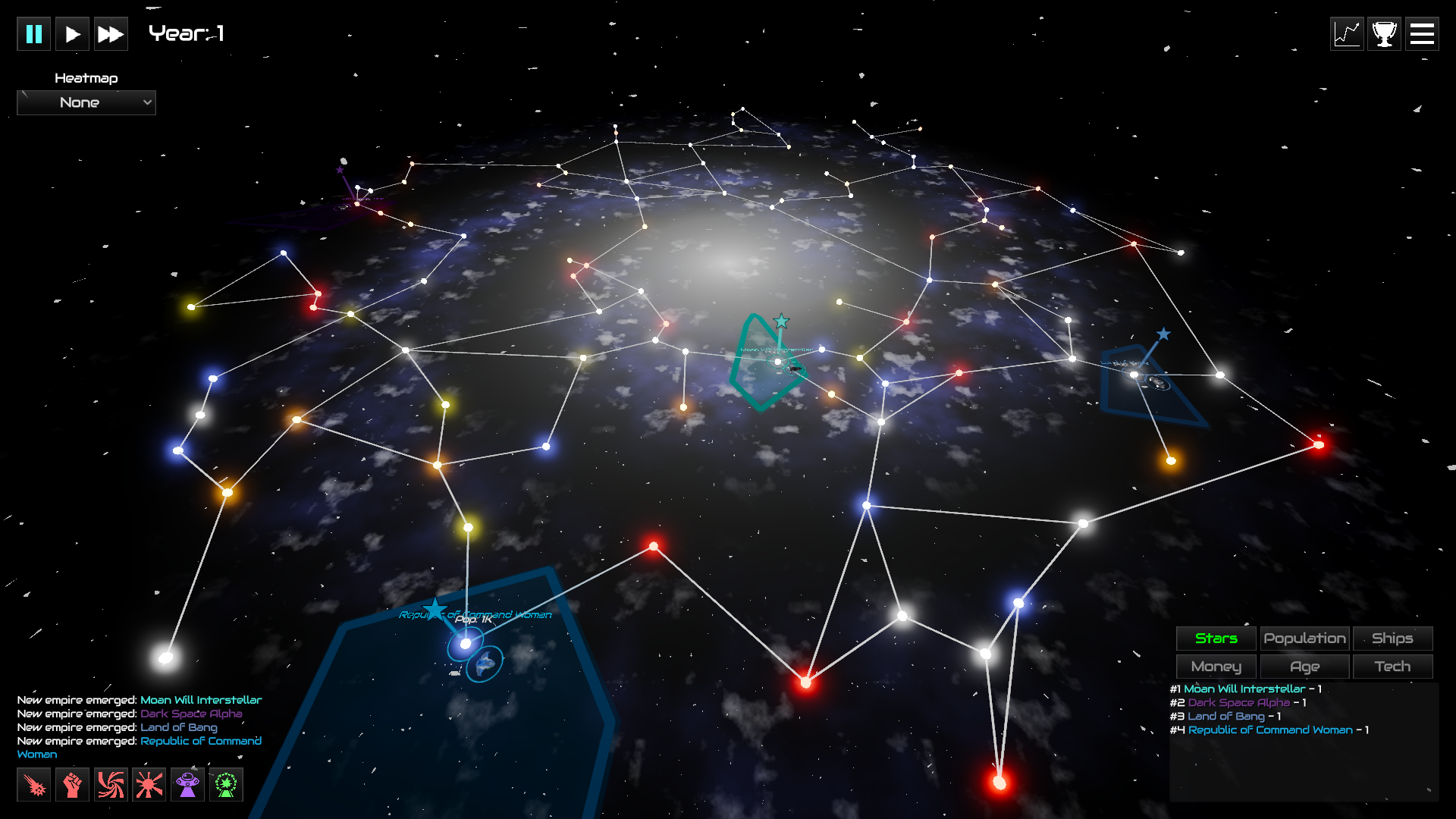 GalactiWar - Empire Simulator by silver4