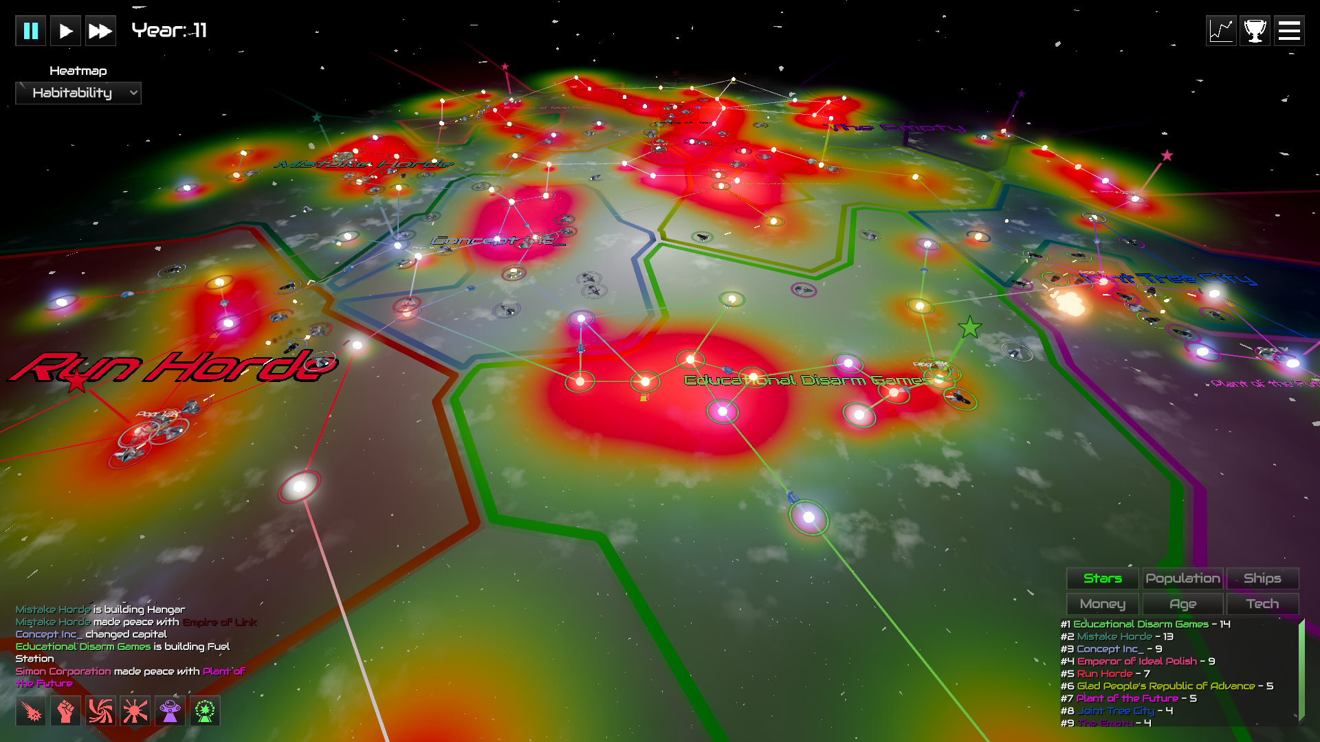 GalactiWar - Empire Simulator by silver4