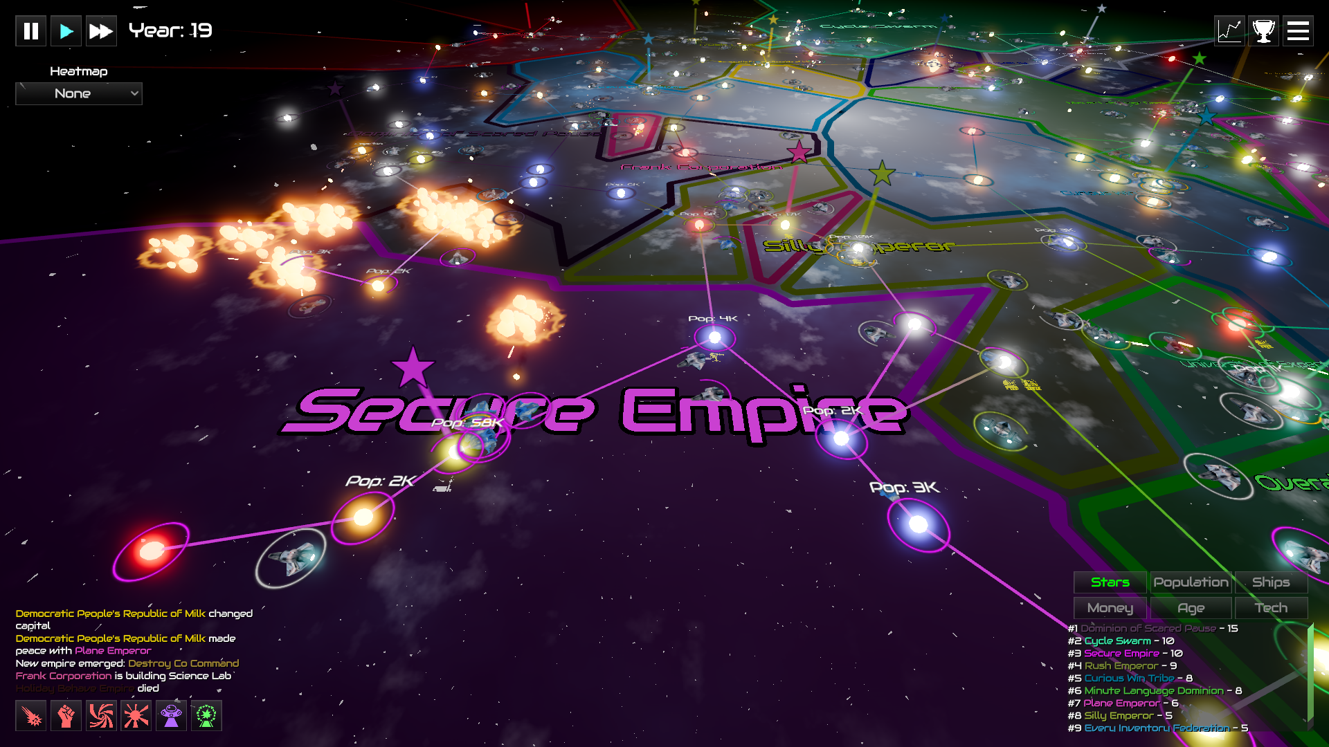 GalactiWar - Empire Simulator by silver4