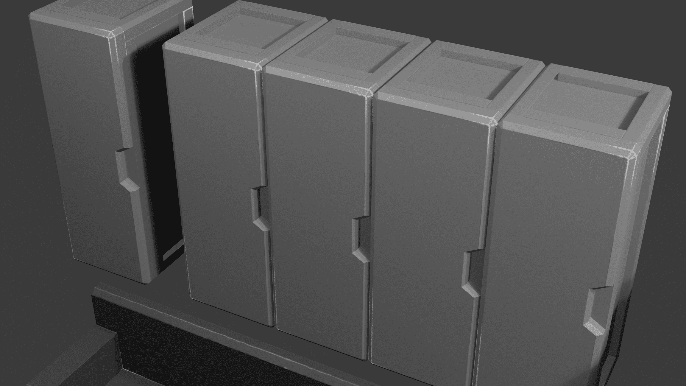 3D Sci-Fi Furniture Assets Pack by Jabsz Studios