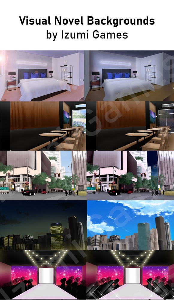 Visual Novel Background Pack by Izumi Games
