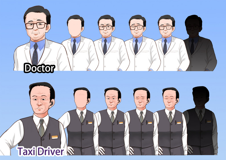 Working Men Character Pack – 8 Professions NPC Sprites (Older ...