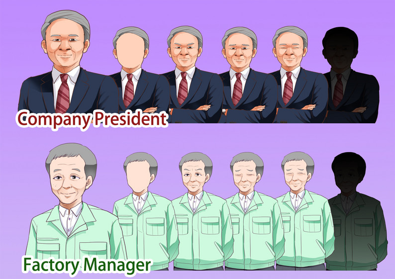 Working Men Character Pack – 8 Professions NPC Sprites (Older ...