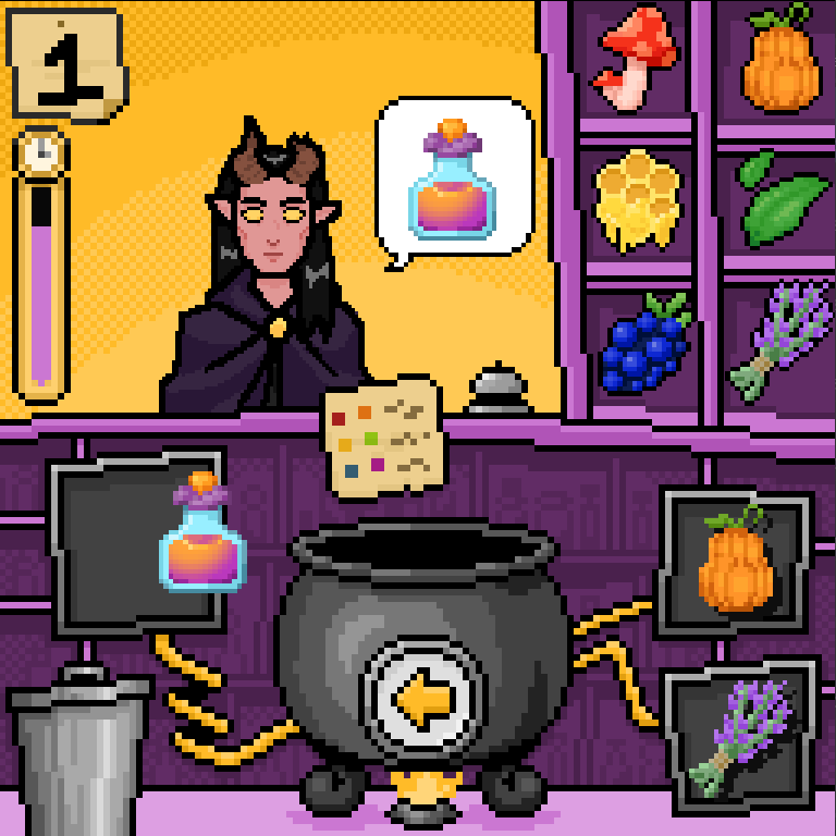 Potion Seller's Apprentice by Pure_Poet