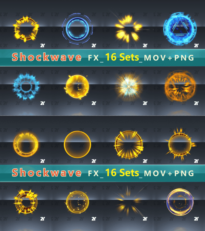 Shockwave FX_16 Sets by ZY