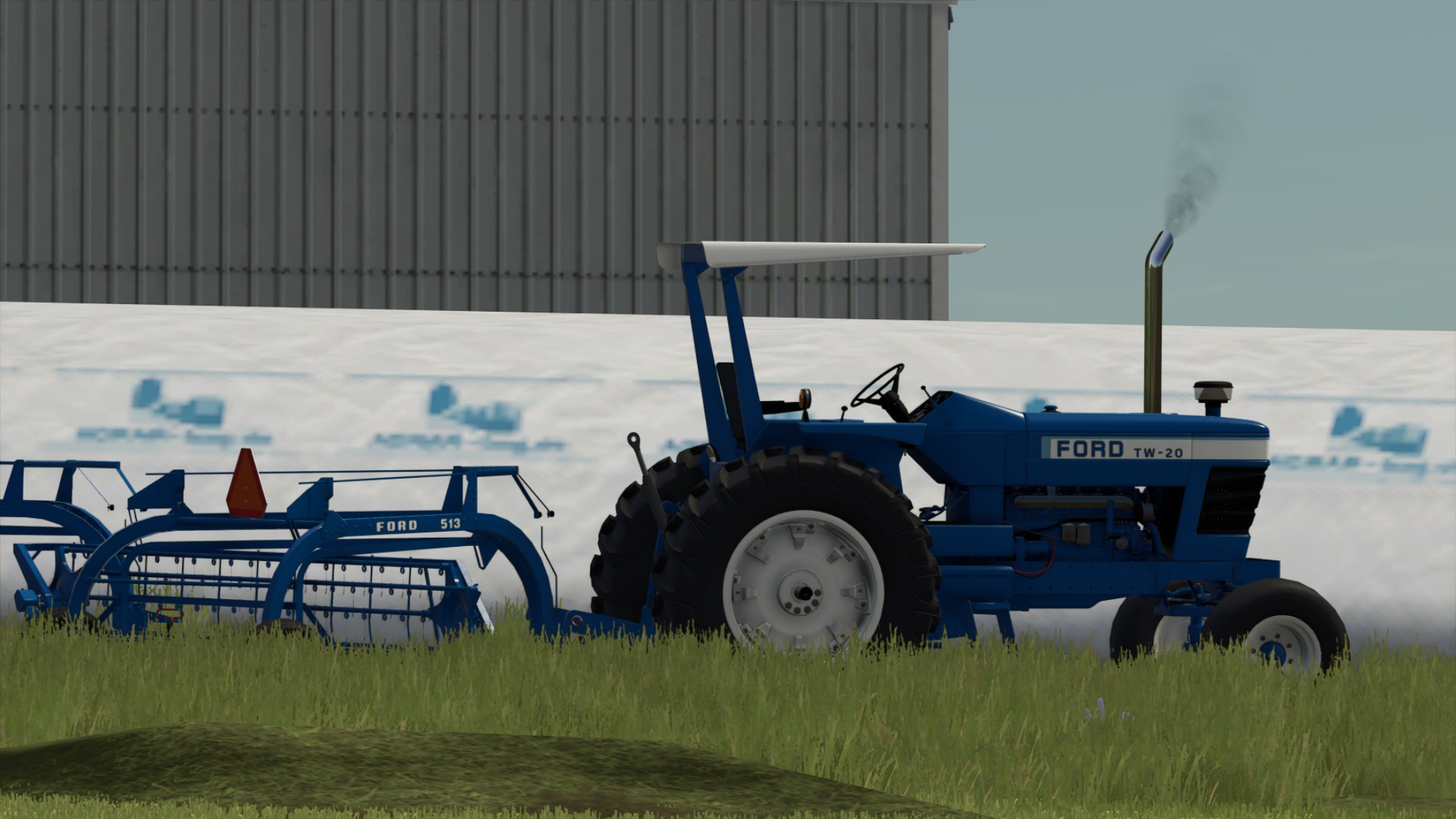 FS25 Ford 513 Rake Pack BETA by Outpost Dairy