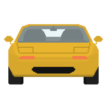 Free Japan Pixel Car #3 (+ 3 variants) by Pay 'n' Sprite
