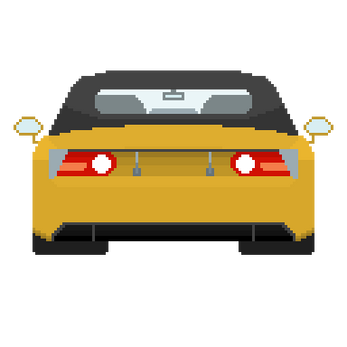 Free Japan Pixel Car #3 (+ 3 variants) by Pay 'n' Sprite