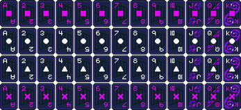 Geometric Playing Cards by FagelTomten