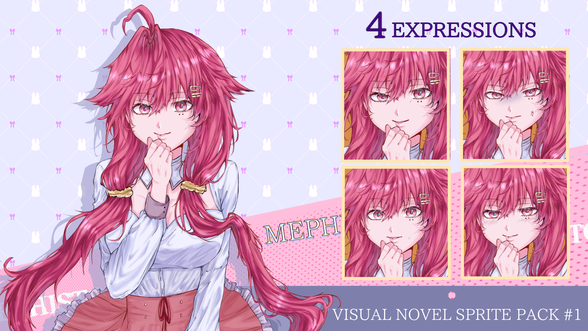 VN Sprites Pack #01 by Mephisto