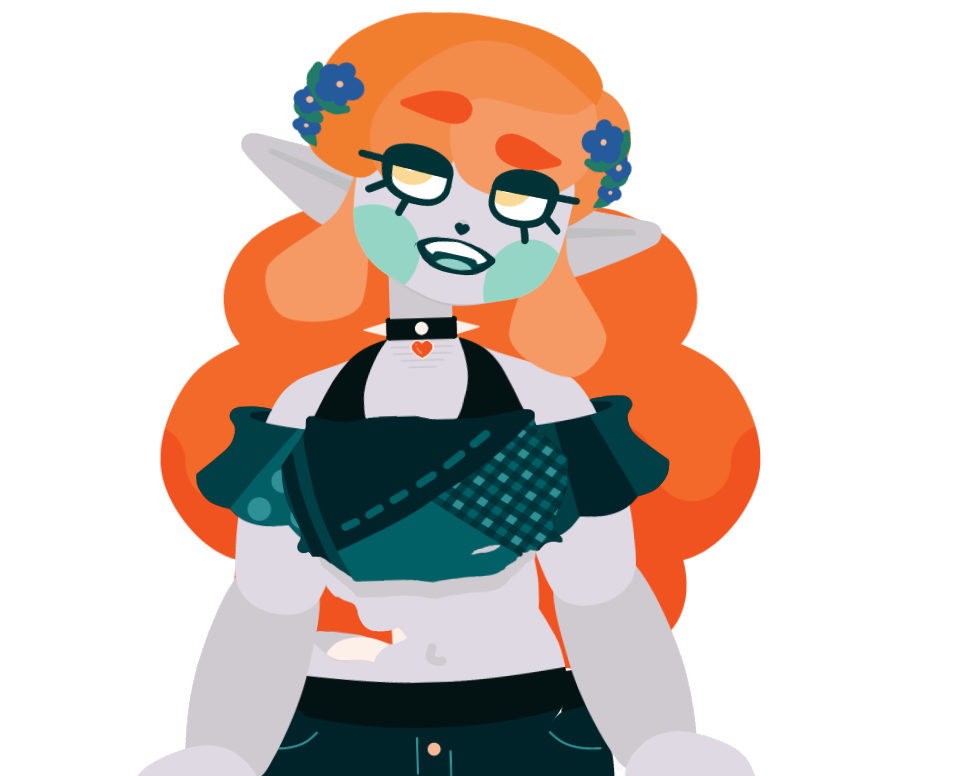Zombie Cleo Live 2D Model V.2 by Memory