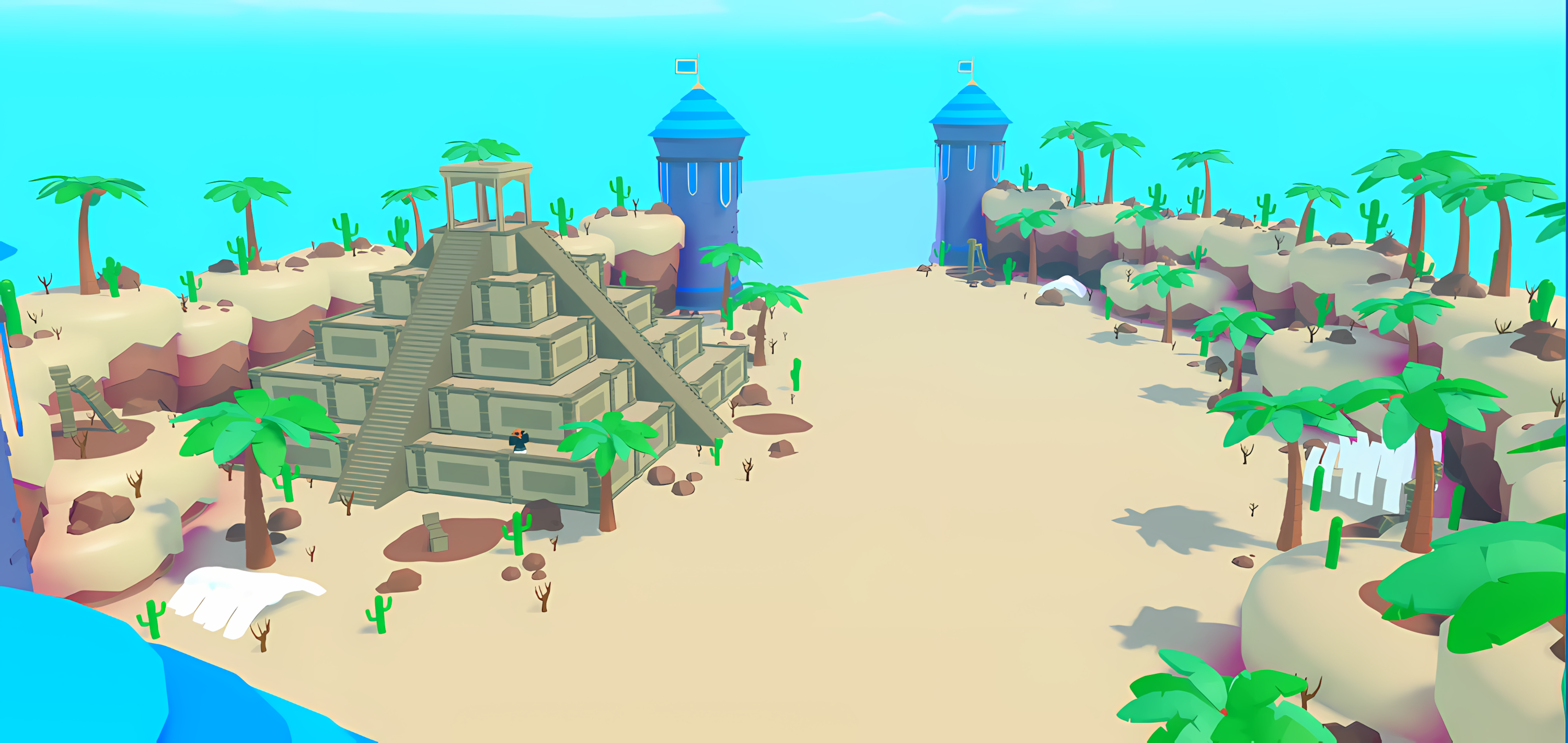 Low Poly Desert Asset Pack by Ryvion Studios