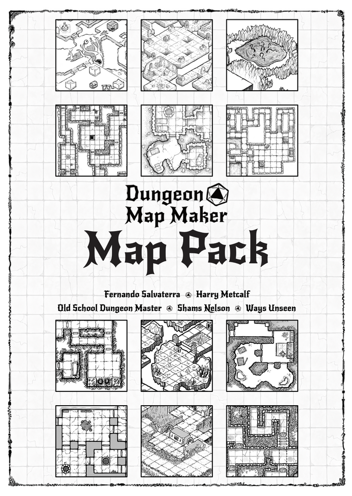 Dungeon Map Maker Map Pack by Harry Metcalf