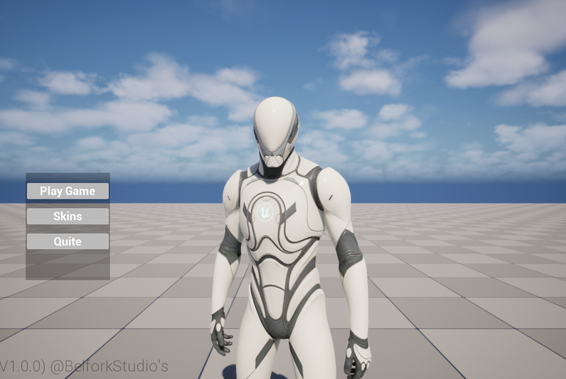 Stage Lock & 3D Menu With Skins & SaveSystem to UE5 Template by BelFork