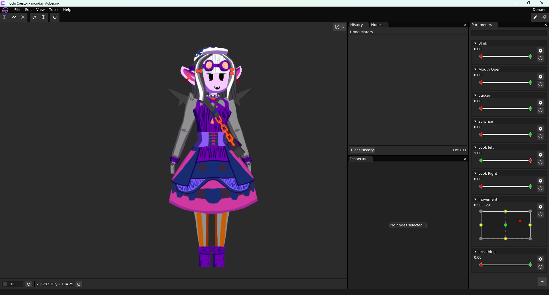 Monday Suburbs (2D Vtuber Model) by TheVanillaLog