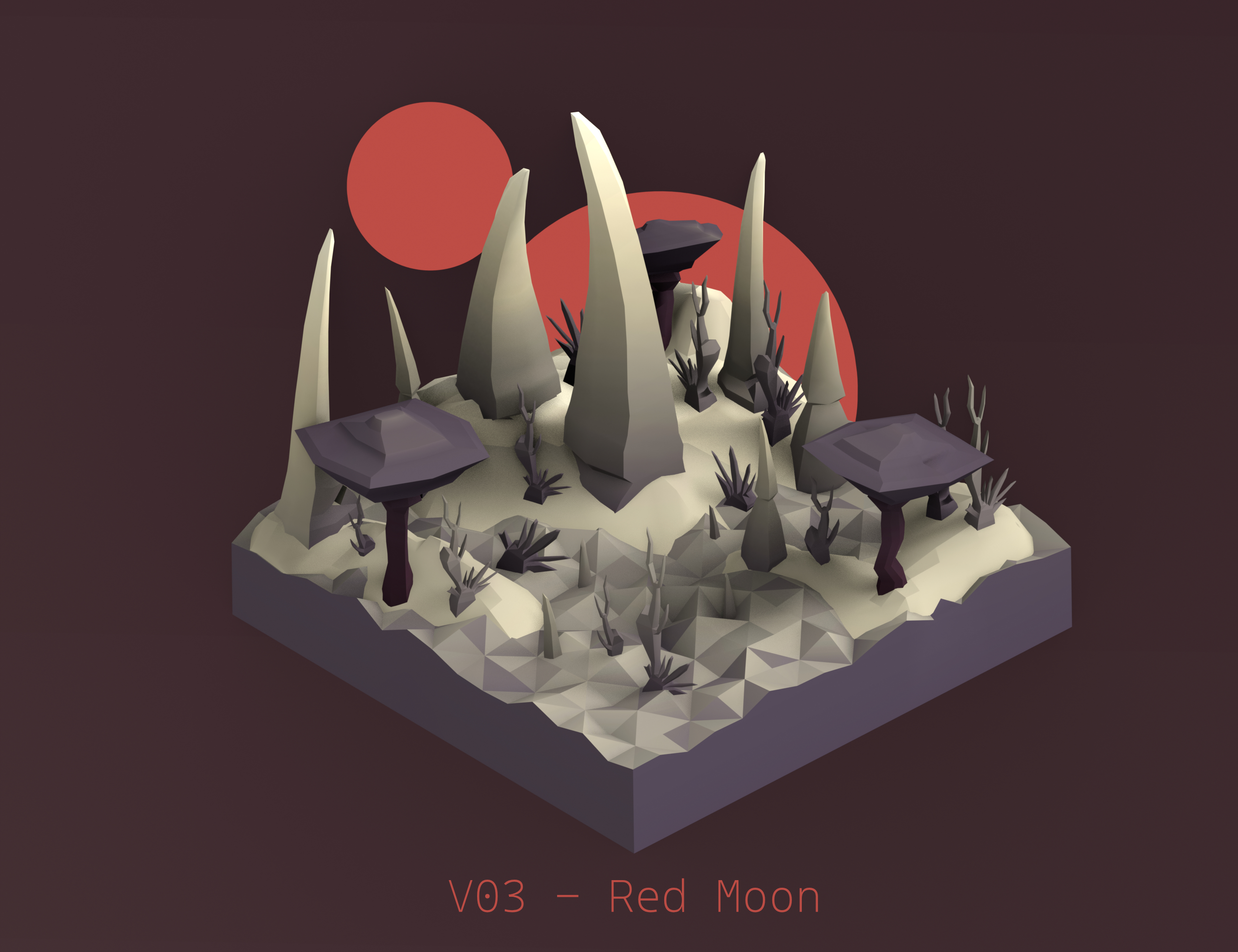 Stylized Alien World Kit by andralune