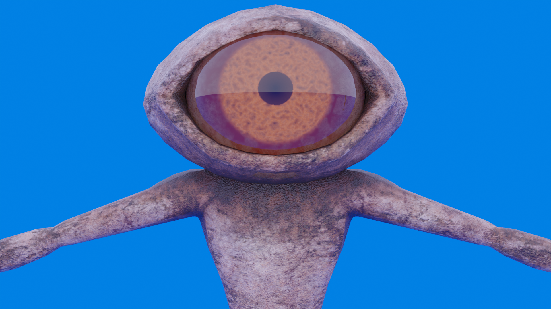 Oculon PSX 3D Horror Character/Monster Rigged by TerrorTalesProductions