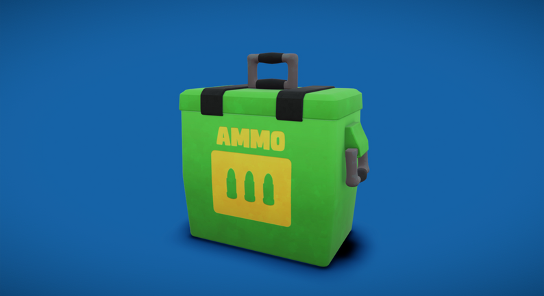 Stylized Ammo Box – Game Ready 3D Prop by HERDETZY