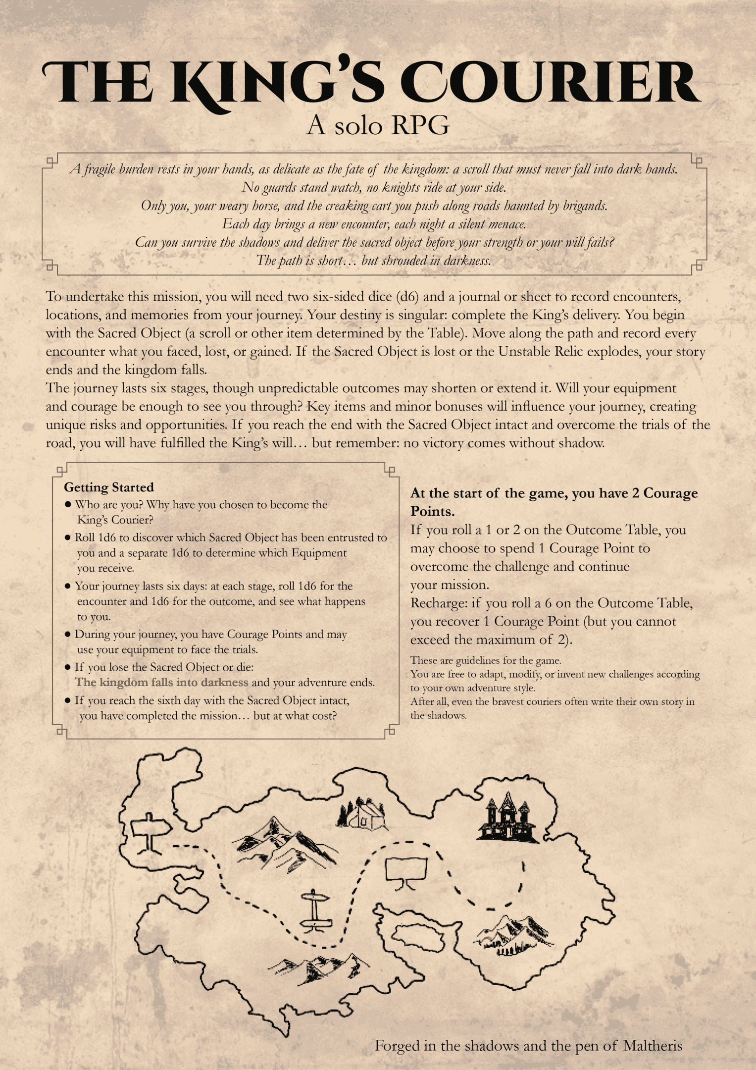 The King’s Courier by Maltheris