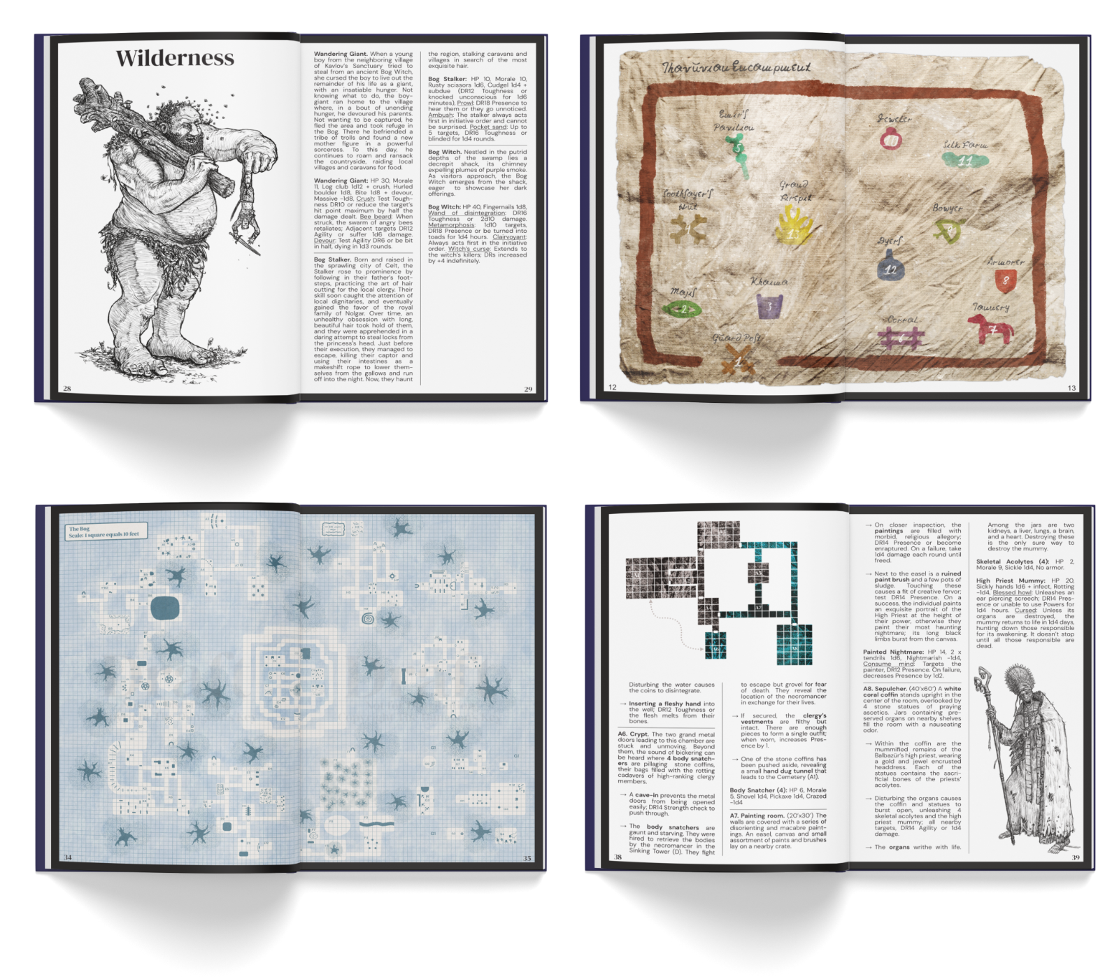 Dwellers of the Bog | Mörk Borg Edition by thedungeonskey