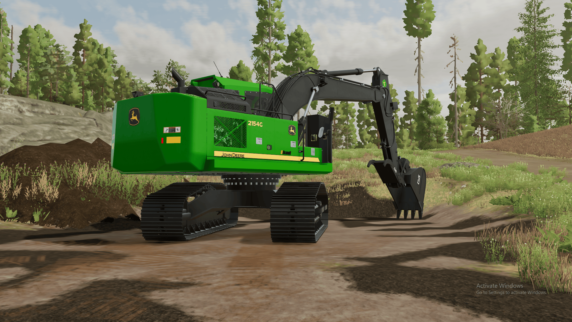 Deere 2154G/Hitachi ZX210F-6 Roadbuilder by BIGGIE Modding
