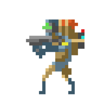 2d Character shooter Pack 02 by Cubenom
