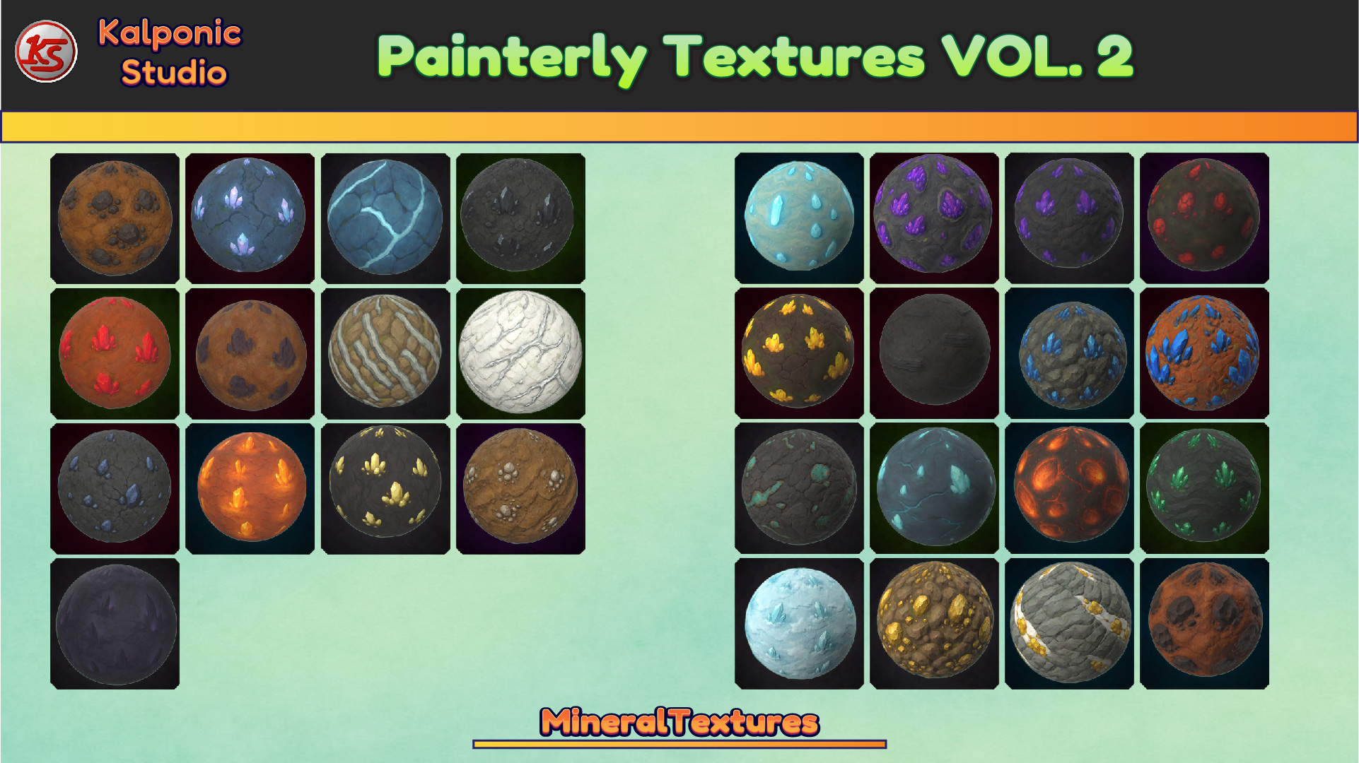 🖼️Painterly Textures Vol. 2 by Kalponic Studio
