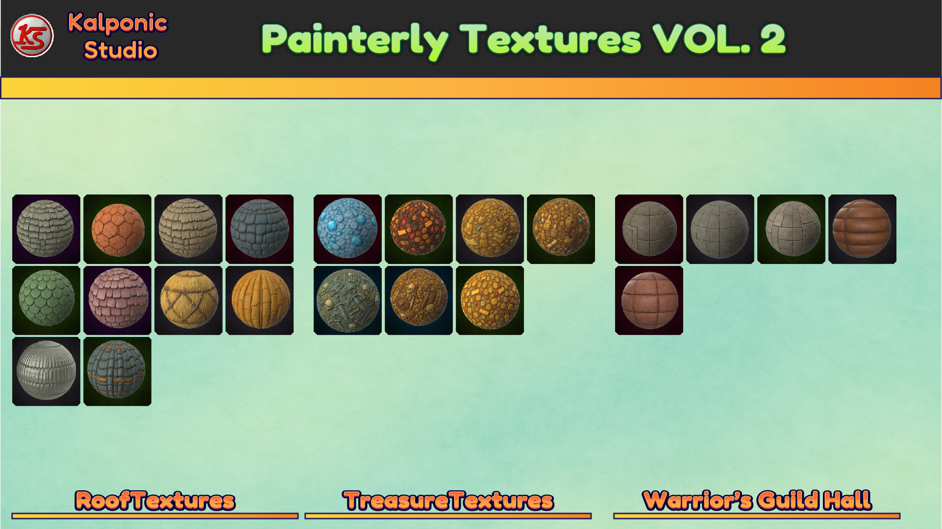🖼️Painterly Textures Vol. 2 by Kalponic Studio