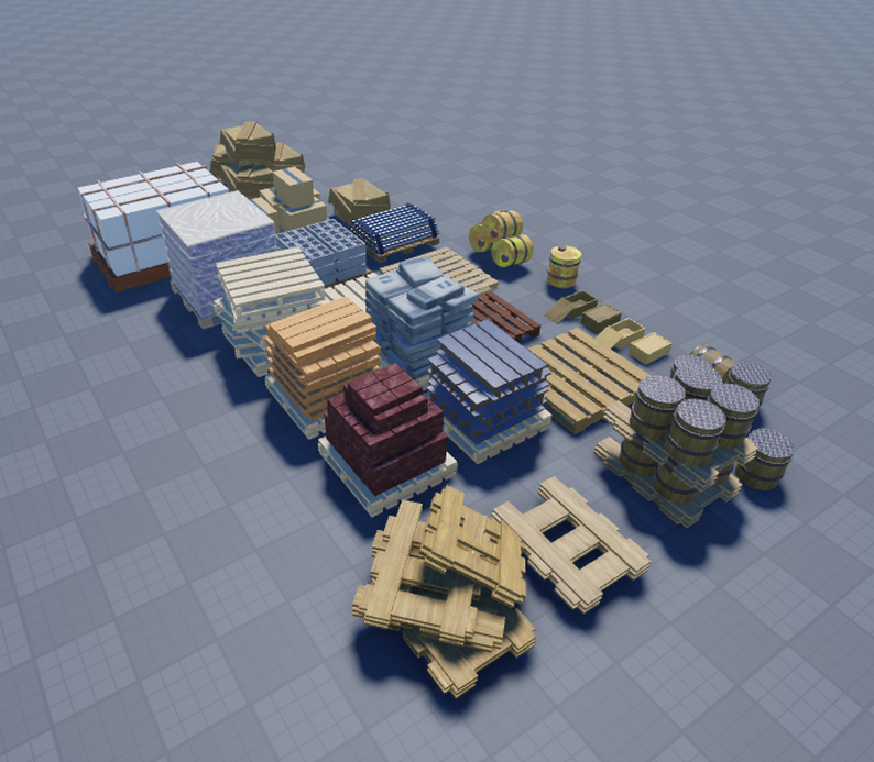 Versatile Pallet Set – For Construction & Facility Maps by Glory_Asset