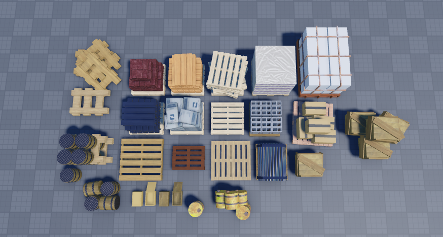 Versatile Pallet Set – For Construction & Facility Maps by Glory_Asset