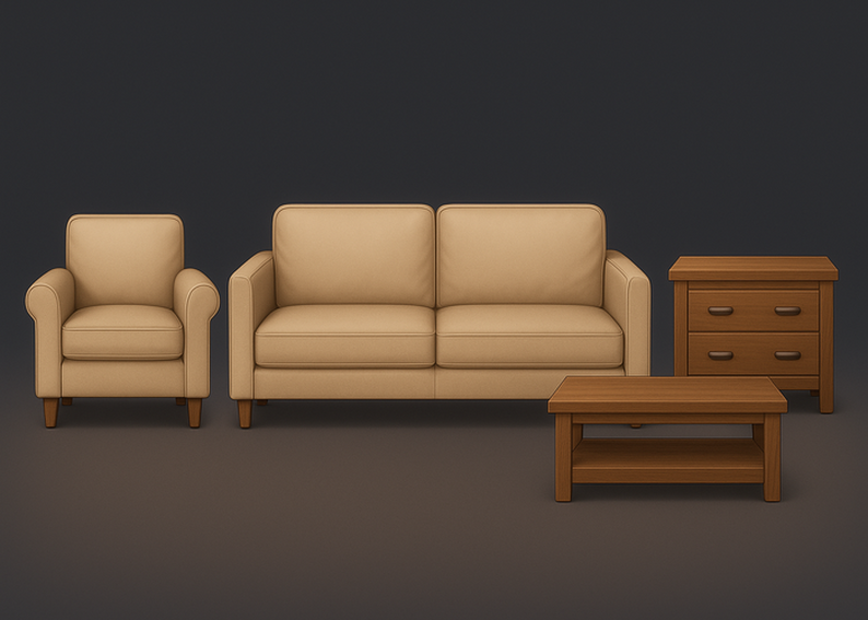 2D Game Home Furniture Pack by AntBag