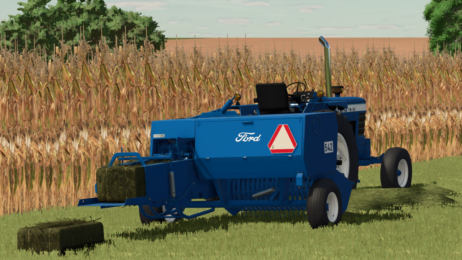 FS25 Ford Square Baler Pack by Outpost Dairy