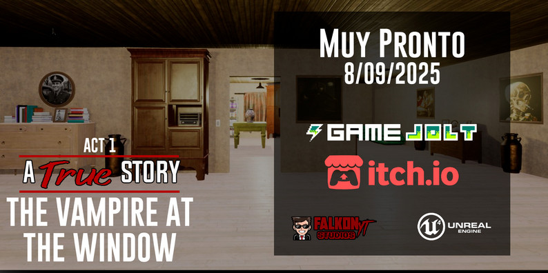 A True Story: The Vampire at The Window by FALKONyt Studios