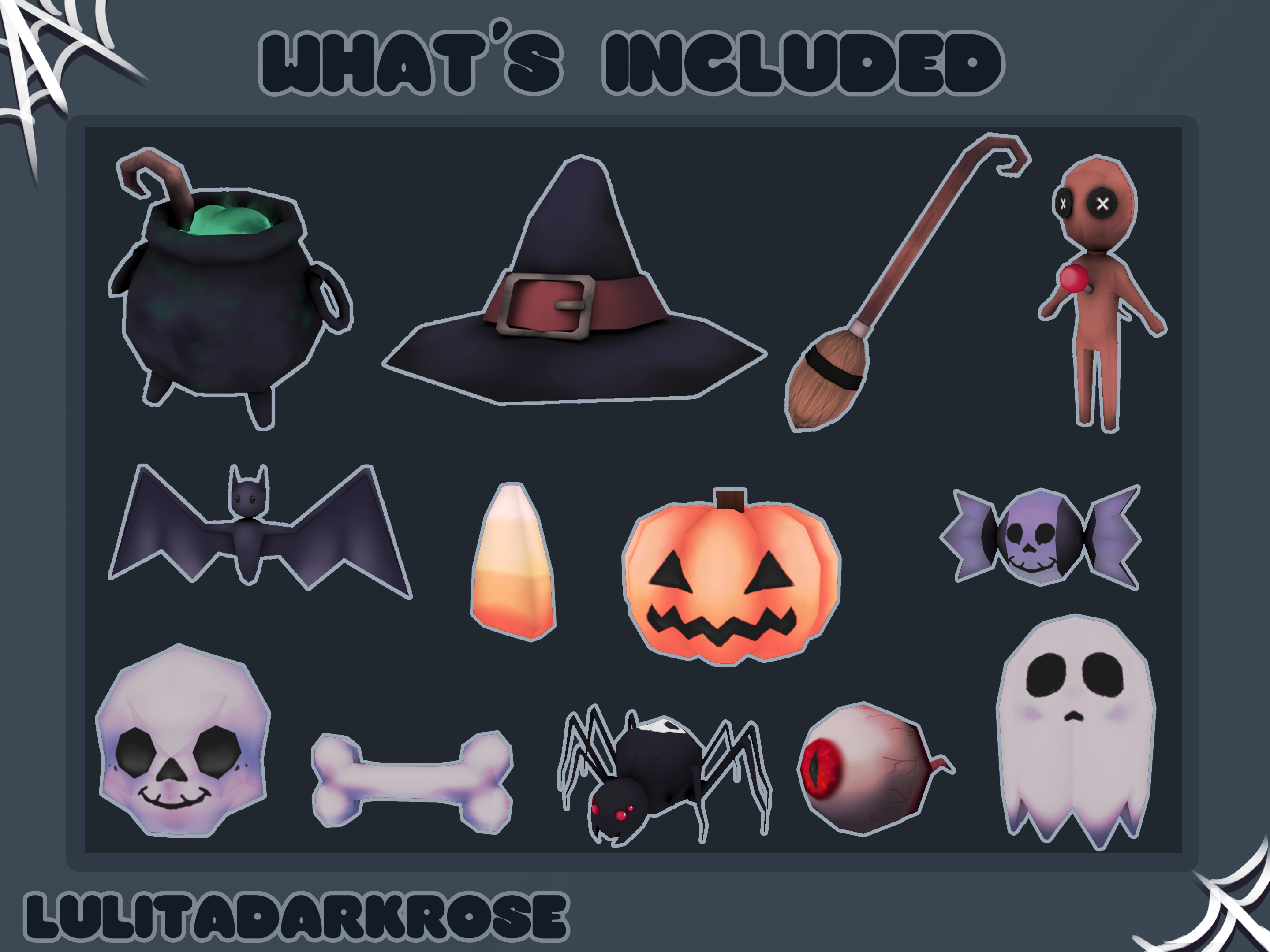 VTuber Throwable Asset | Halloween Pack | Stream Asset | Twitch ...