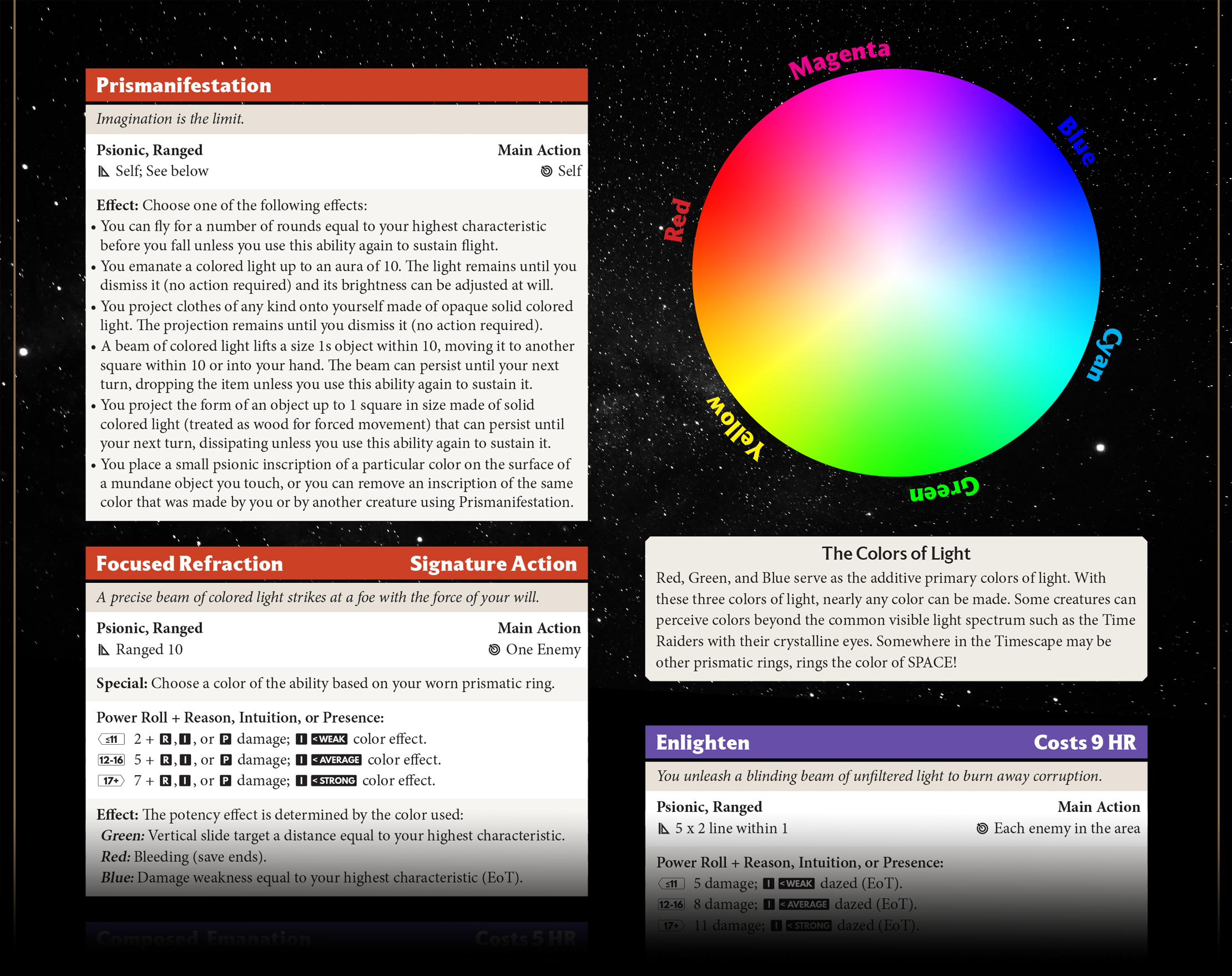 Prismatic Rings — Draw Steel by MrMattDollar