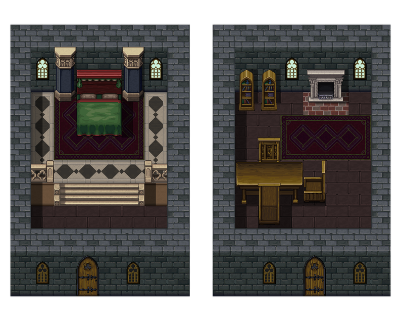 Medieval Interior - Starter RPG Tileset by Hypnobius