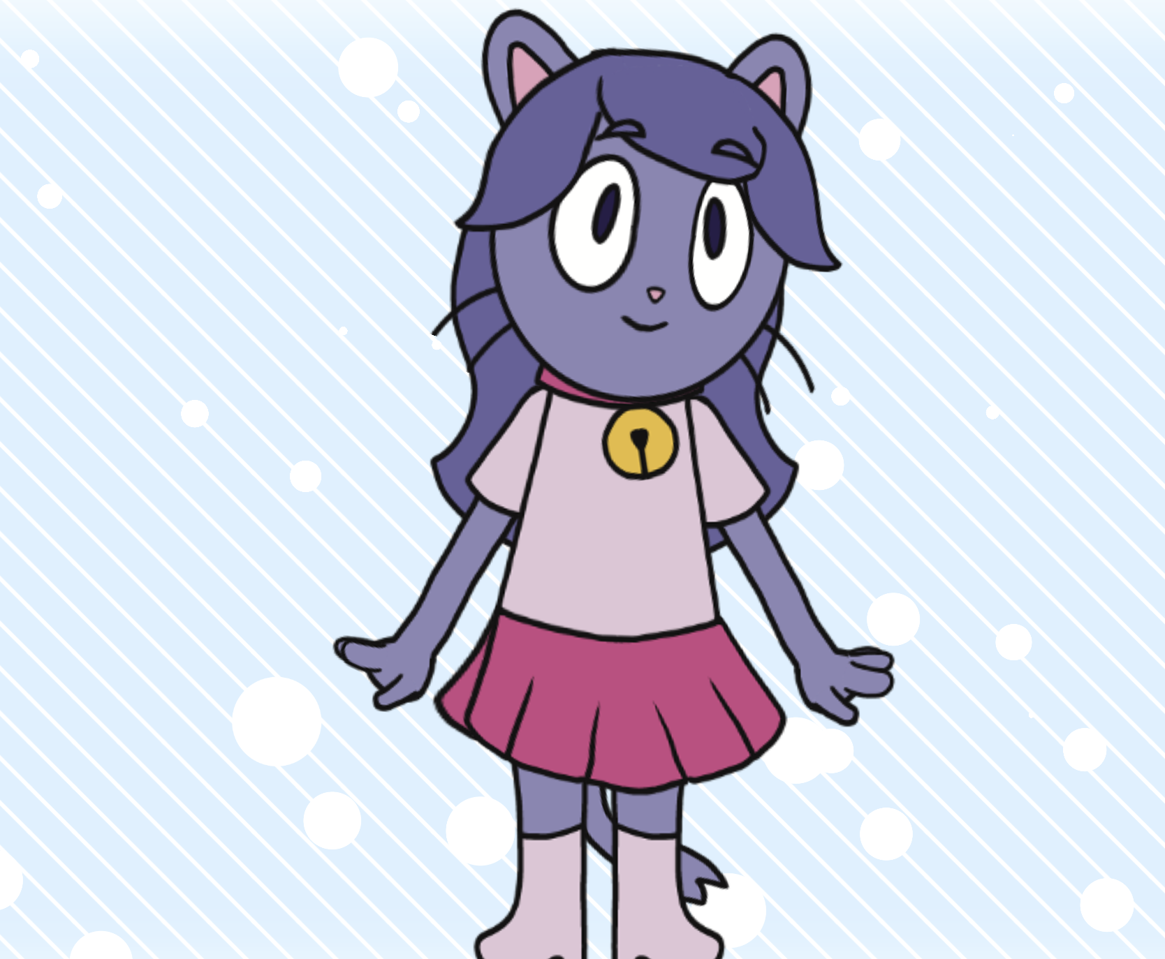 Chibi Cat Girl Vtuber Model by Alien Changeling