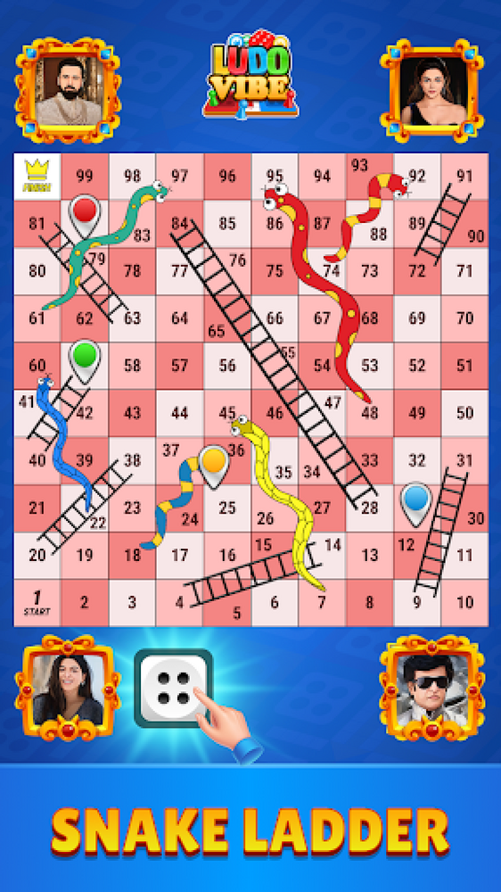 Snake & Ladder – Classic Dice Board Game by IAmNotGameDev