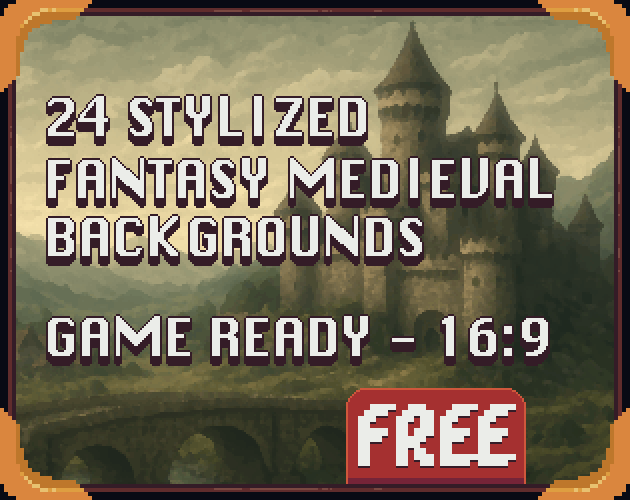 24 Fantasy Medieval Backgrounds. Game Ready. 16:9 by maciaz