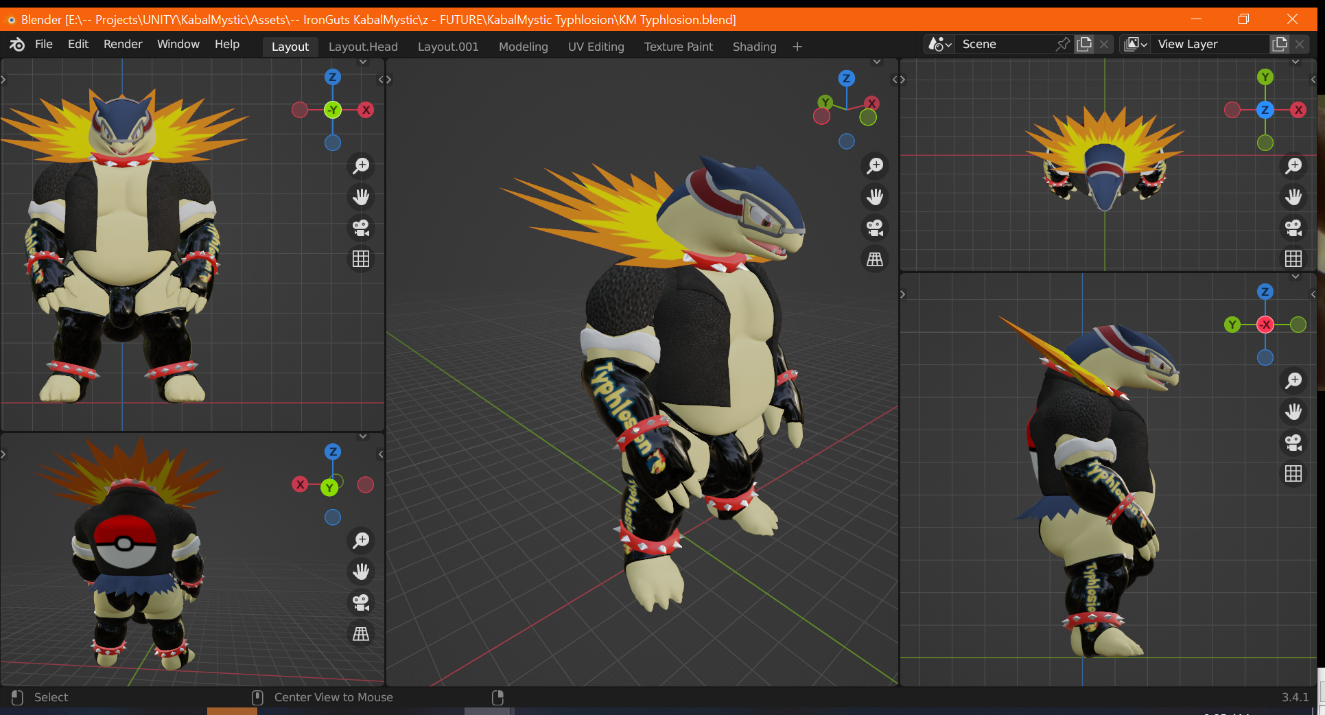 KM Typhlosion by IronGut