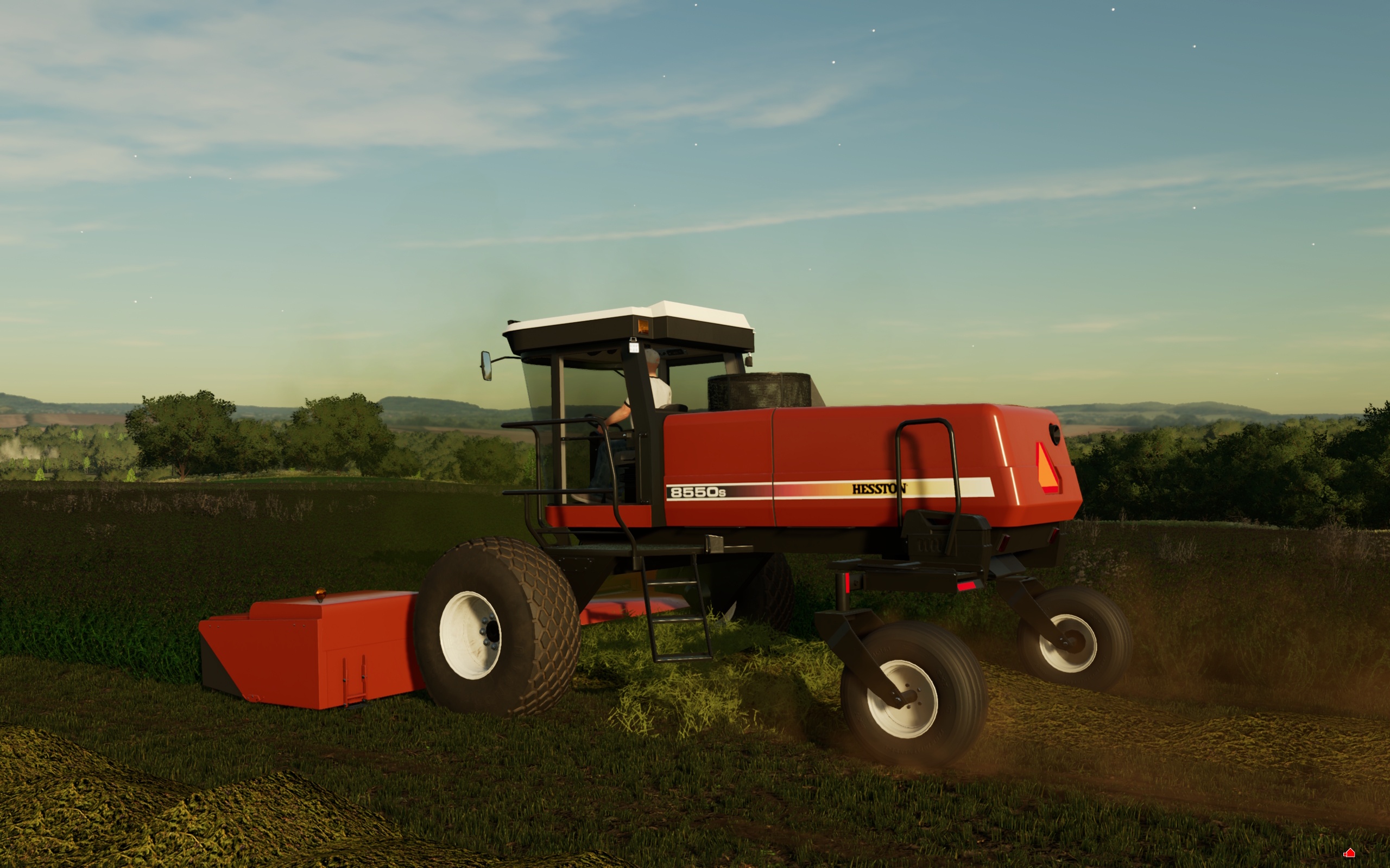 FS22 AGCO Swather Pack Edit by Green Acres Modding
