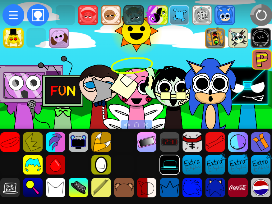 Sprunki deluxe + your ocs! (Official port) by Sonicchan2011