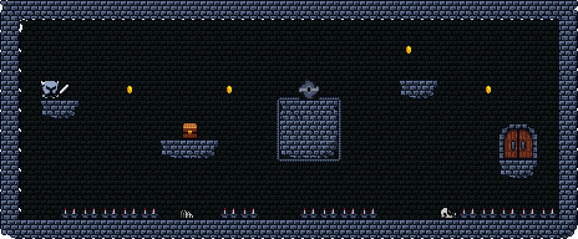 16-Bit Game Assets - Knight Hero Platformer Tiles/Animation by very ...